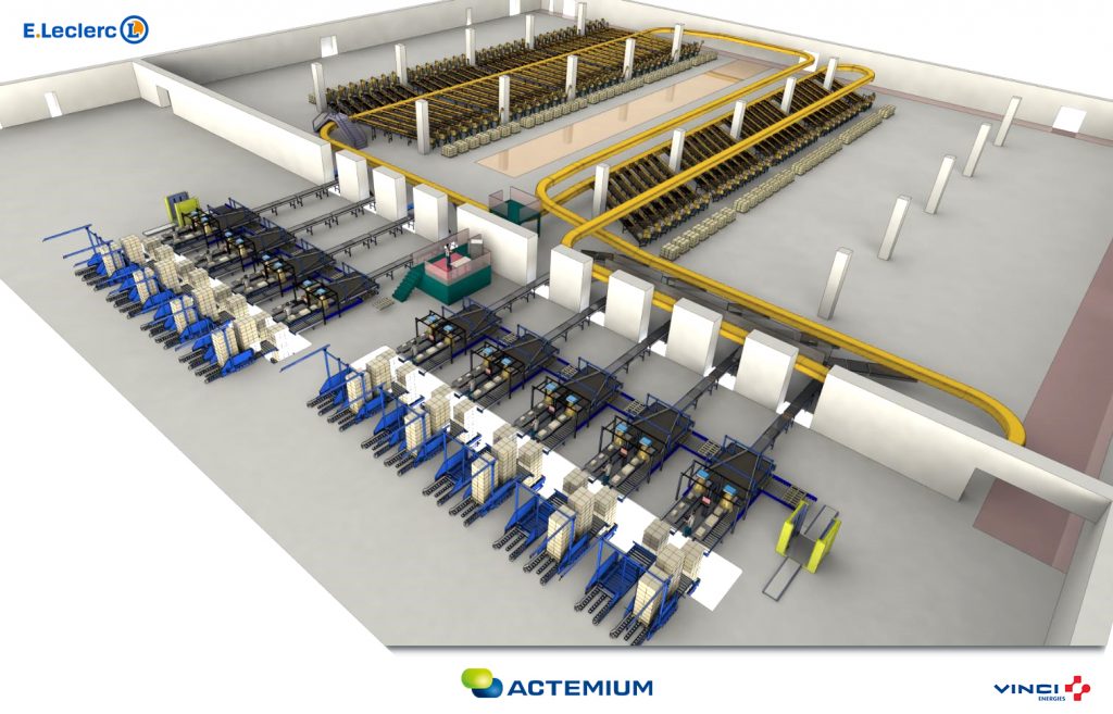 Actemium supports E.Leclerc with an Interroll sorter - Actemium